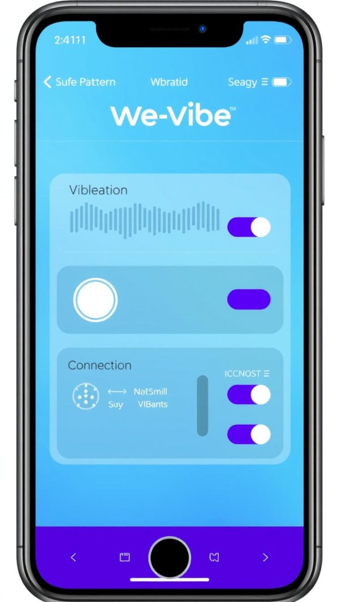 We-Vibe-app-interface-showing-control-options-for-the-Wand-2 | Pure Intimacy